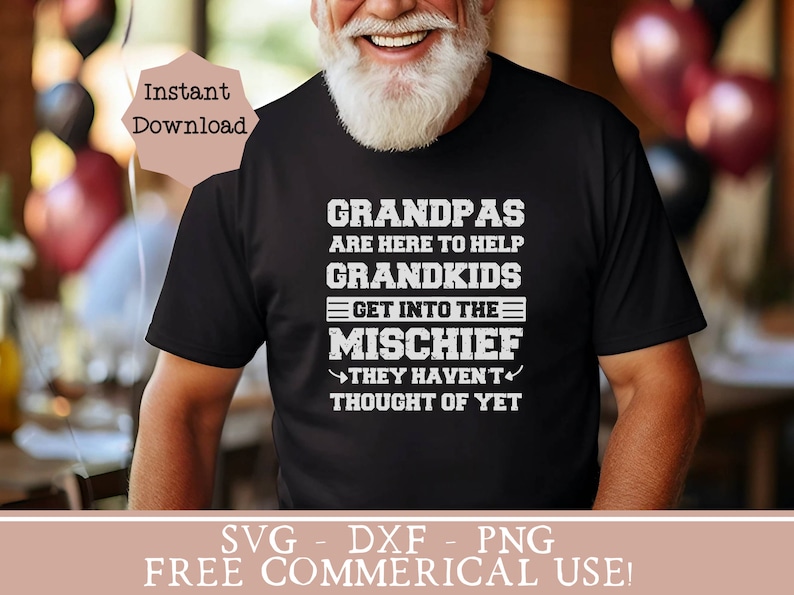 Funny Grandpa Svg Fathers Day Gift Idea for Grandpa Birthday Gift Svg ...