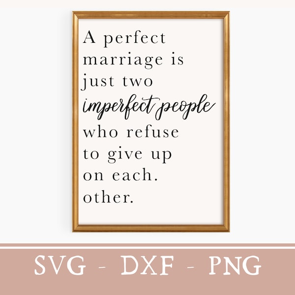 Perfect Marriage - Etsy