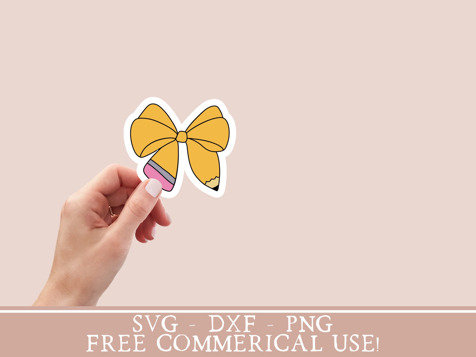 Coquette Teacher Png Pencil Bow Svg Teacher Bow Png Teacher ...
