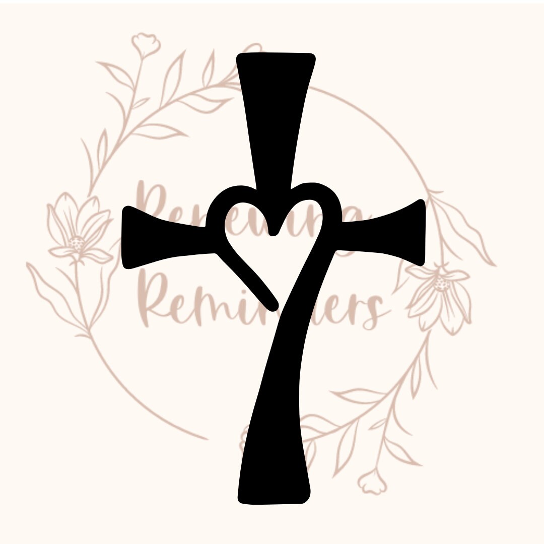 Cross SVG Cross Heart Svg Christian Cross Svg Tshirt Faith Cross Svg ...