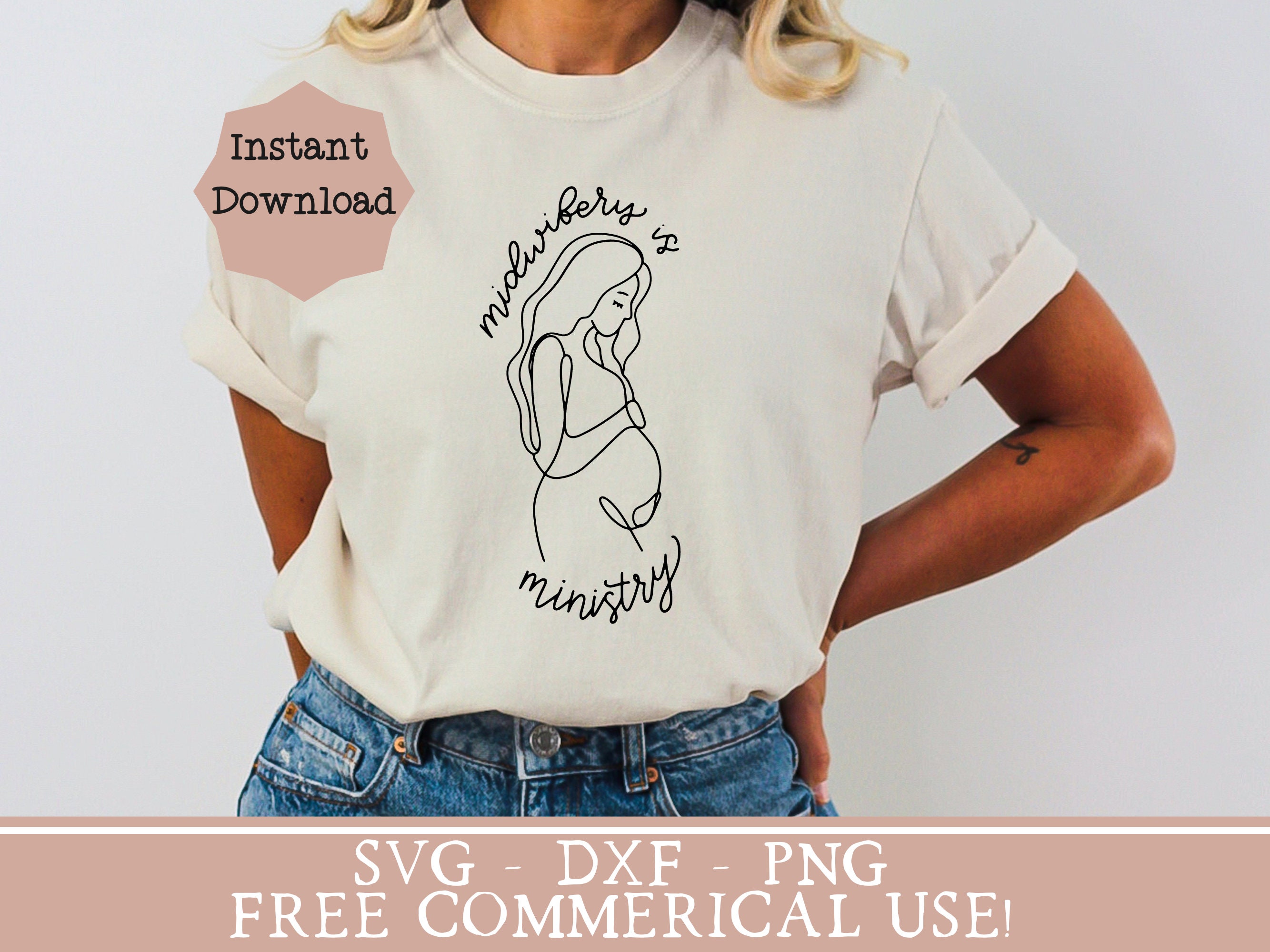Christian Midwife Png Single Line Pregnant Woman Drawing Midwife Gift ...