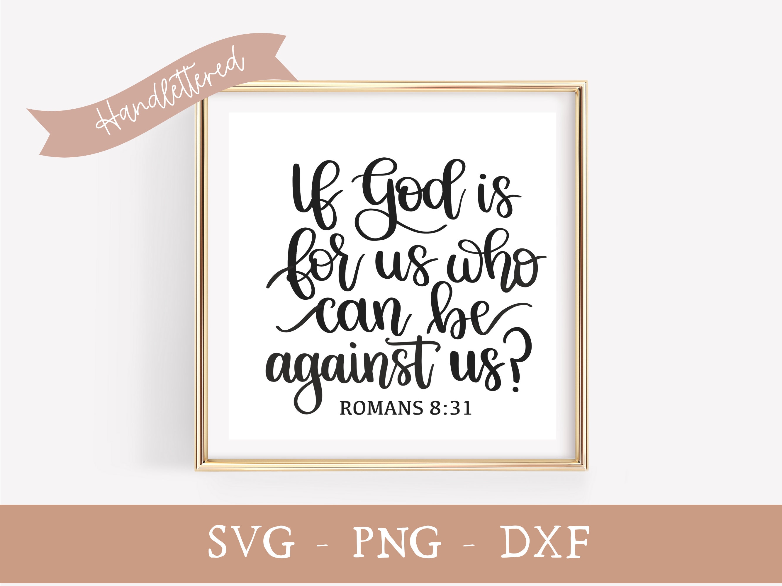 Encouraging Calligraphy Bible Verse SVG Uplifting Scripture Svg for ...