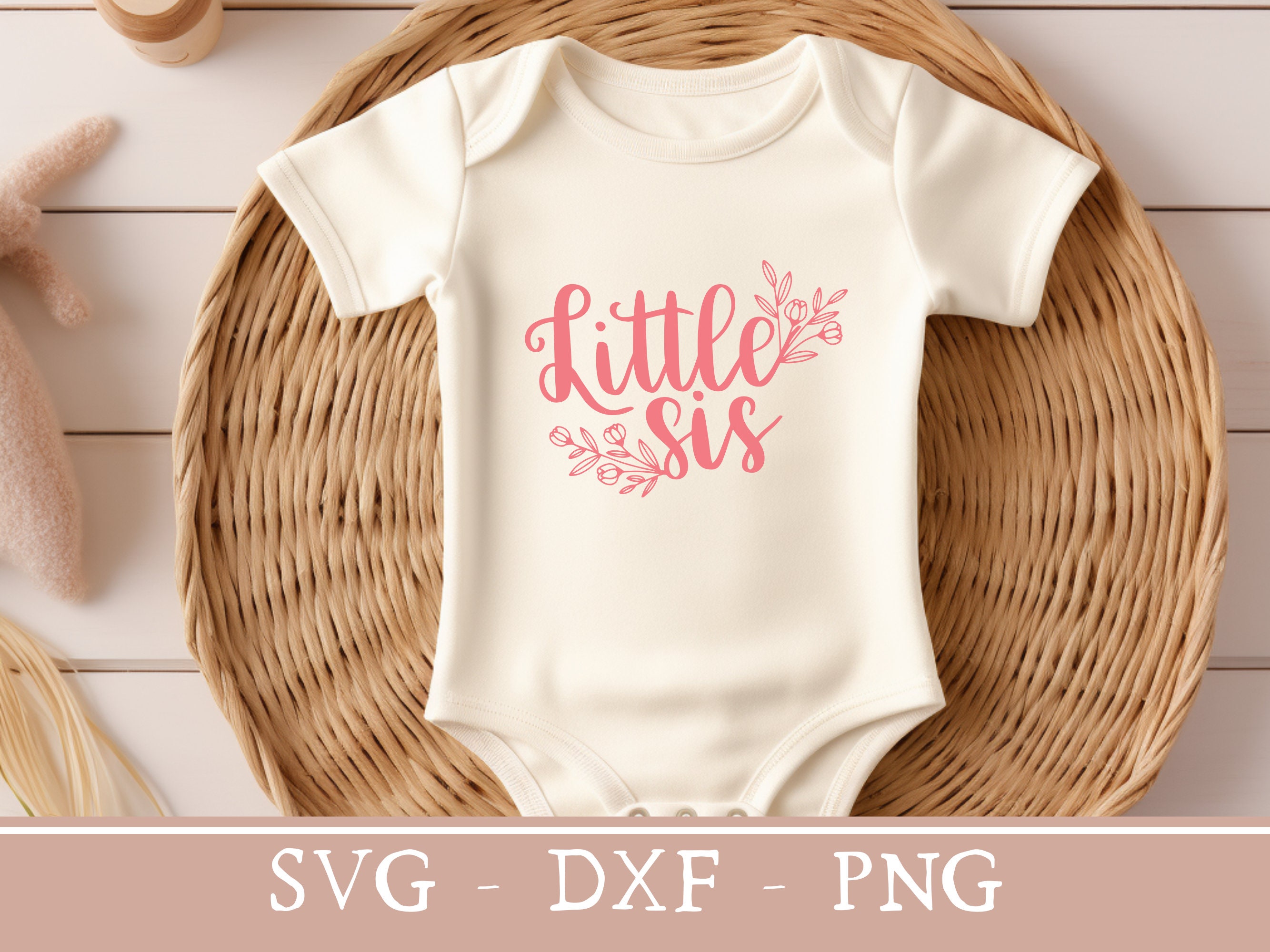 Matching Floral Big Sister Little Sister Shirt Svg Big Sis Little Sis ...
