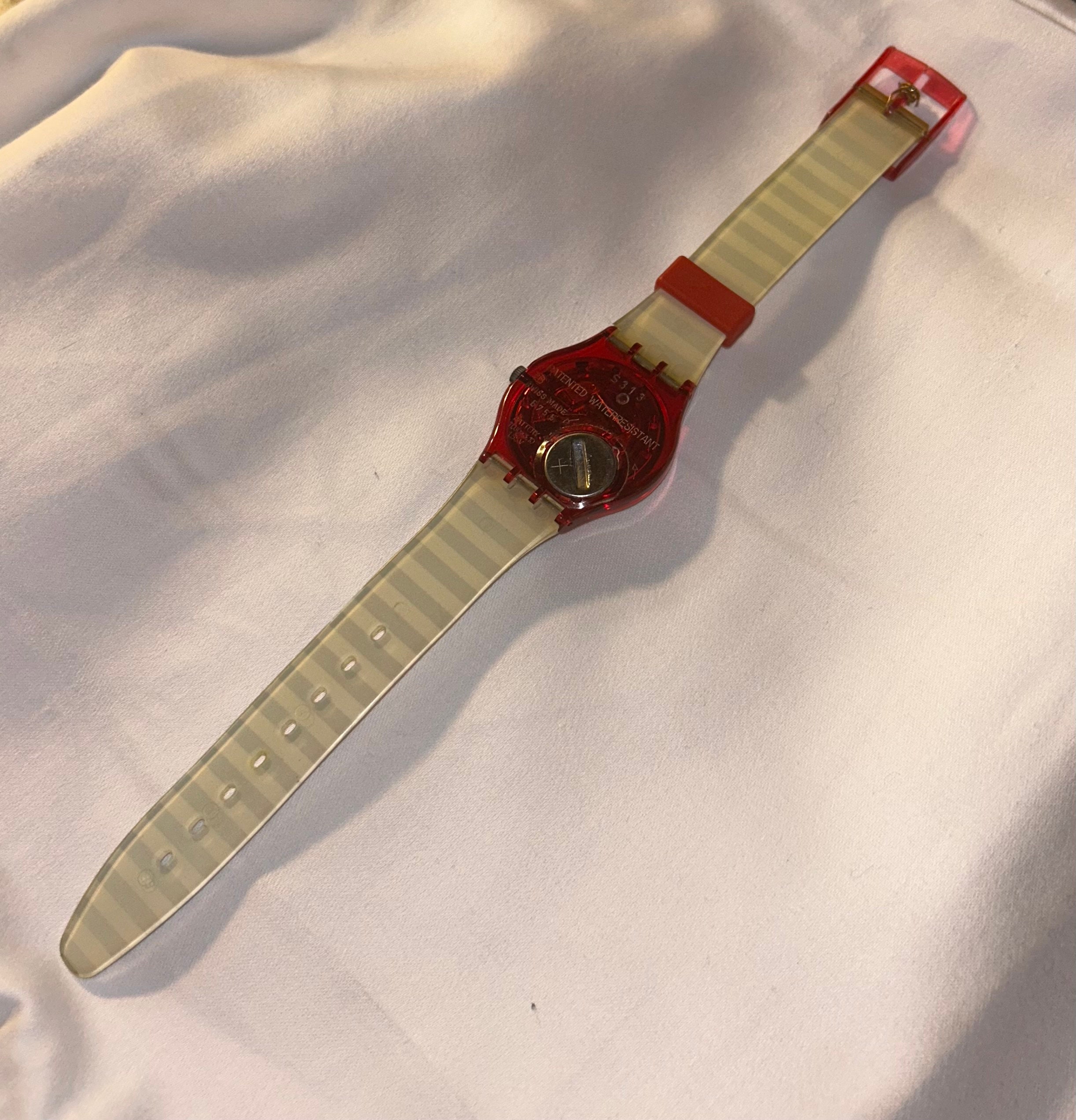 Vintage Swatch Brand Watch Wristwatch Vintage Swiss Watch Fish - Etsy