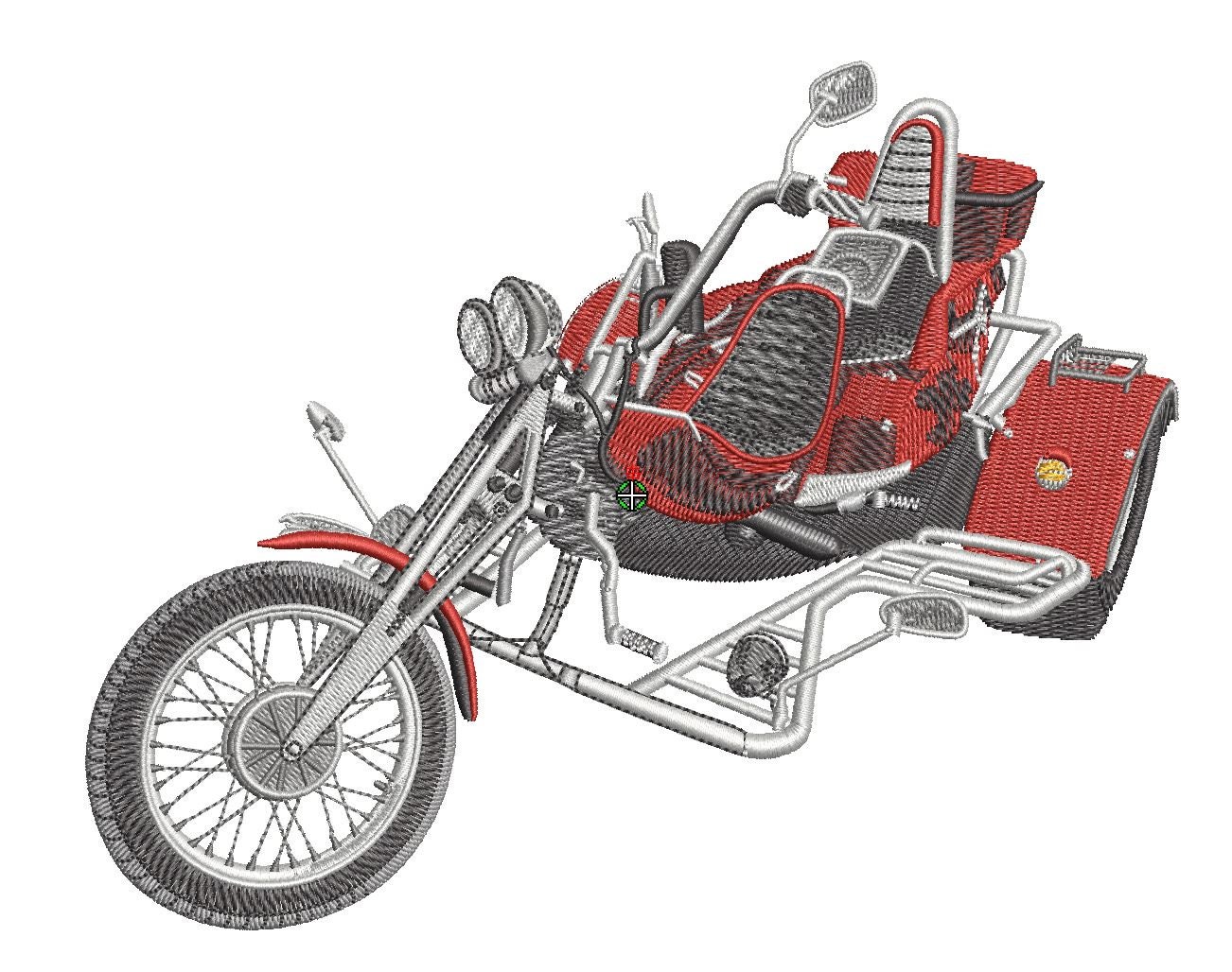 Best Trike Machine Embroidery Design 4 Sizes & Multiple Formats - Etsy