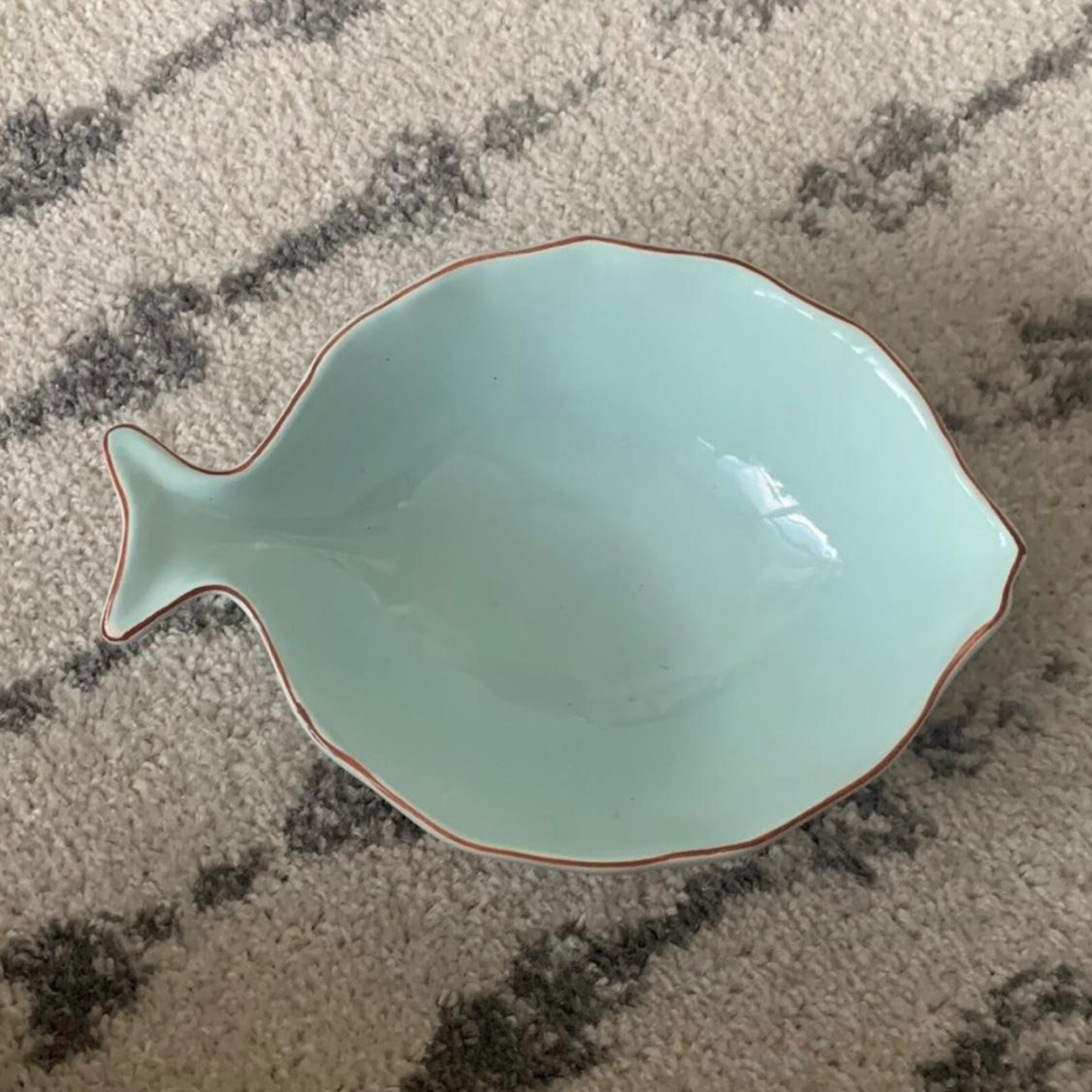 Blue Fish Shaped Dish - Etsy