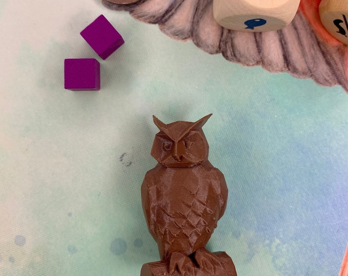 Wingspan Owl First Player Token - Etsy
