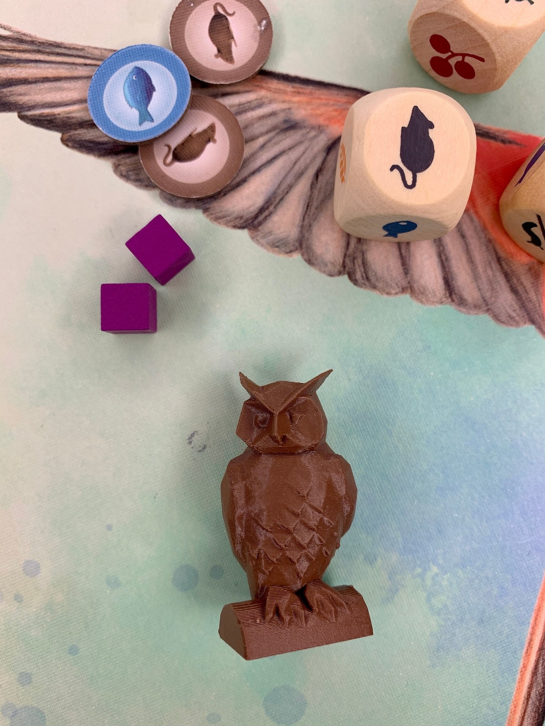Wingspan Owl First Player Token - Etsy