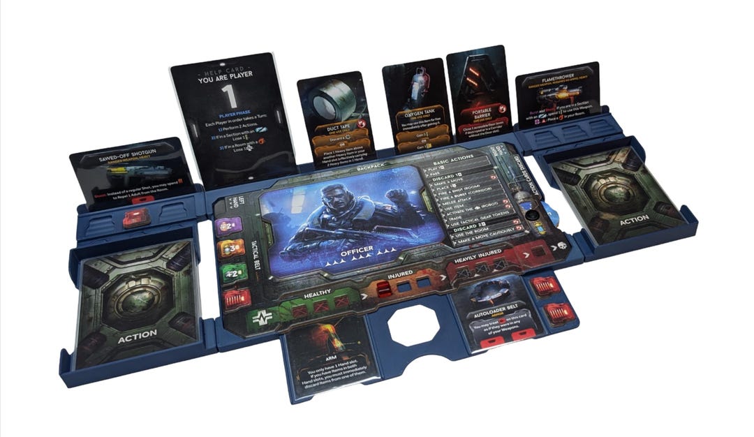 Set of 6 Nemesis Retaliation Player Dashboards: Base Characters Plus ...