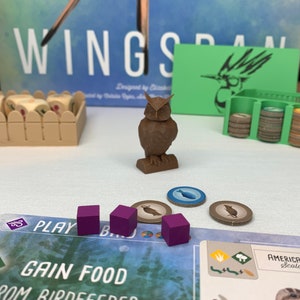 Wingspan Owl First Player Token - Etsy
