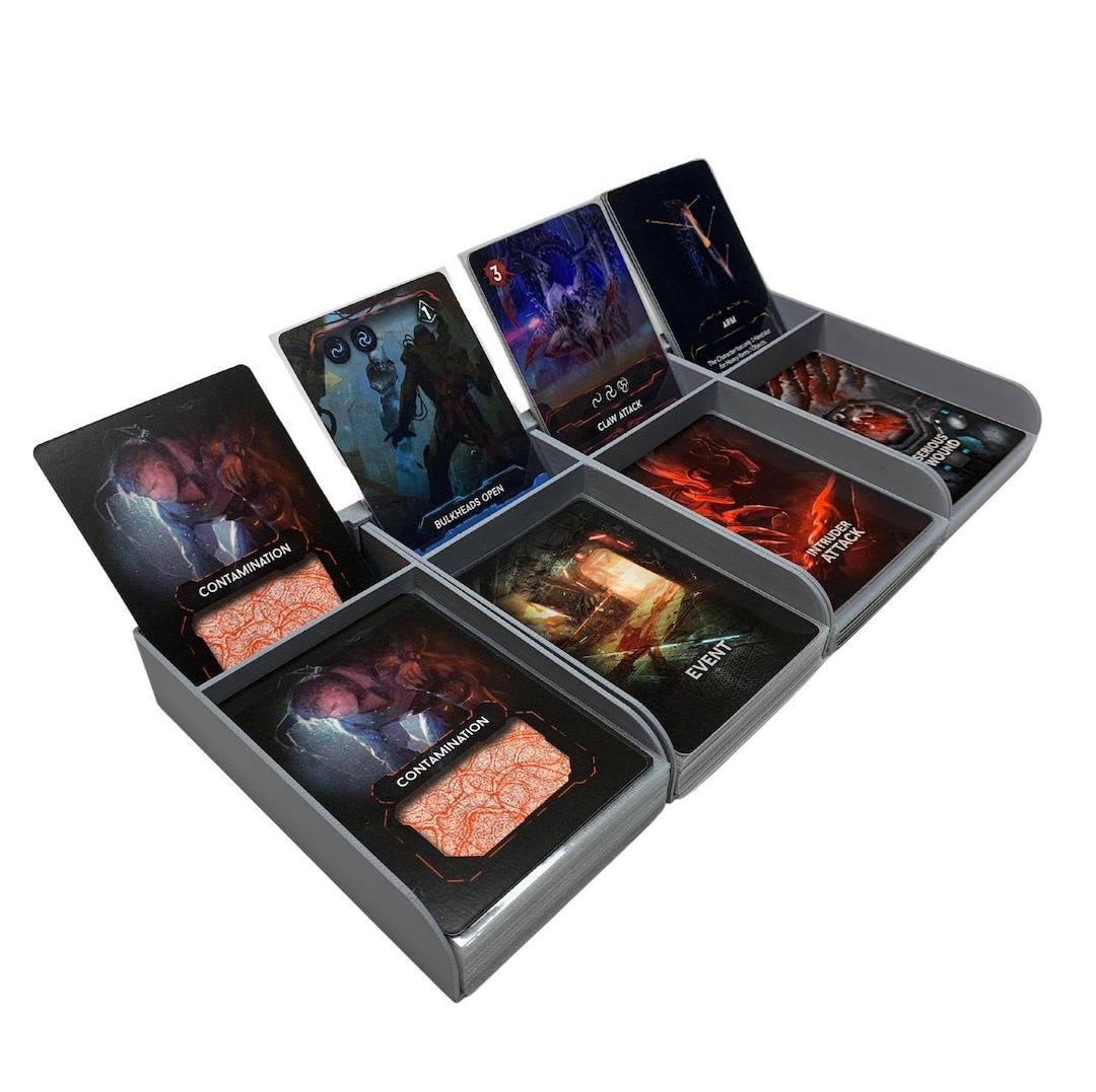 Modular Game Card Holder With Combination Draw/discard Pile - Etsy