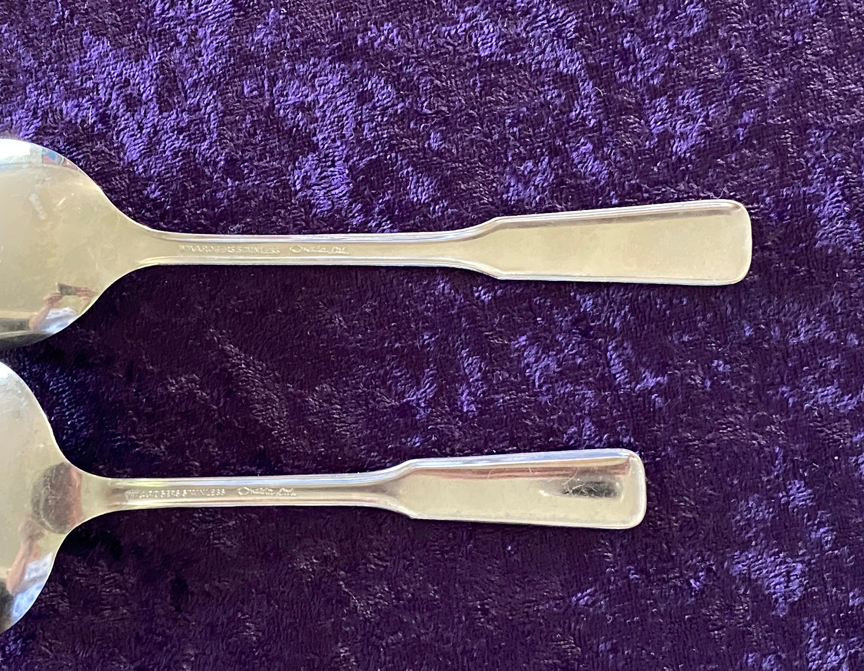 FRIENDSHIP WM Rogers Oneida Stainless Vintage Flatware, 1 Serving Spoon, 1 Gravy Ladle - Etsy