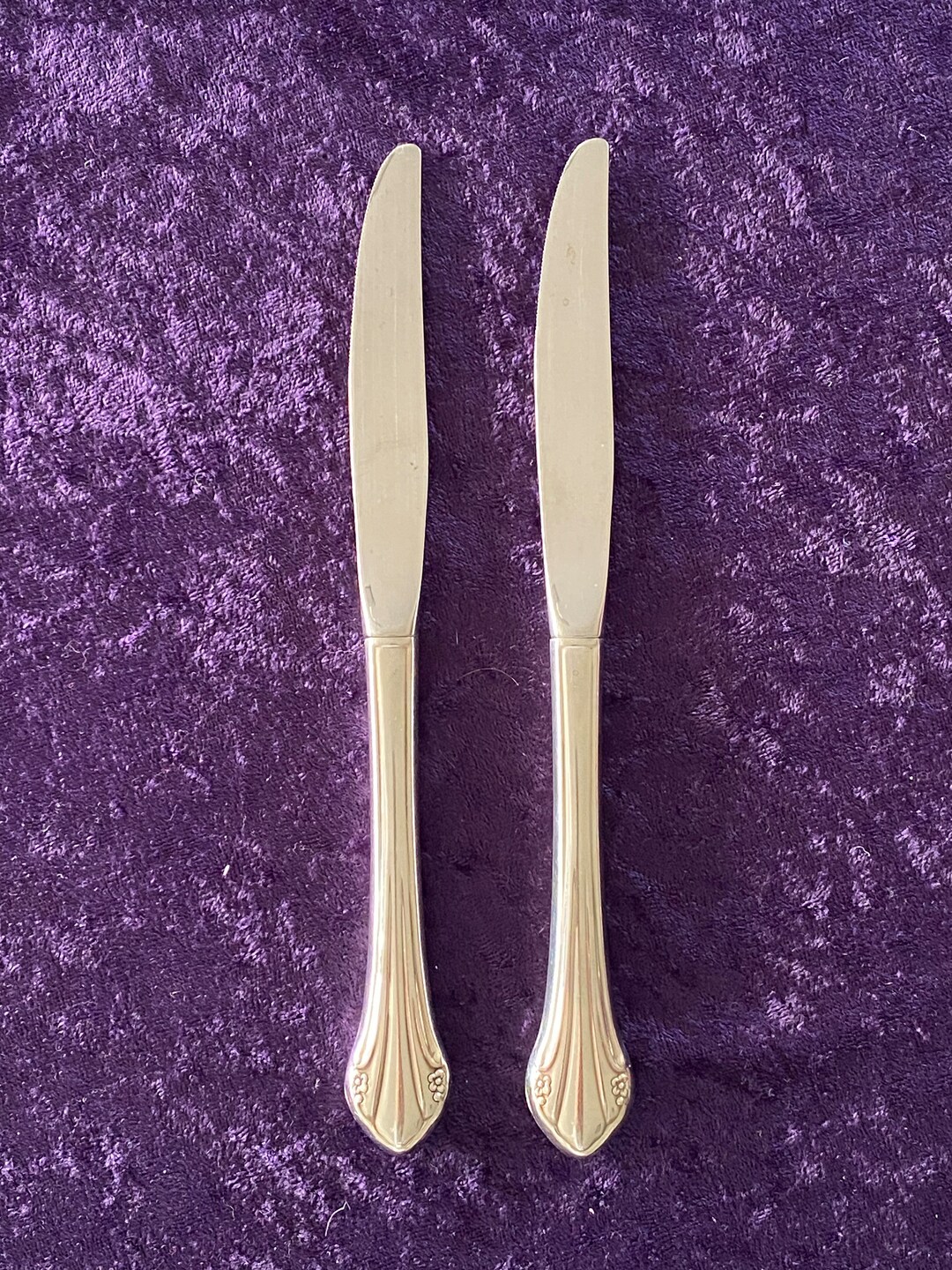Vintage Oneida Dinner Knives: Bittersweet Repose Pattern, USA Made - Etsy