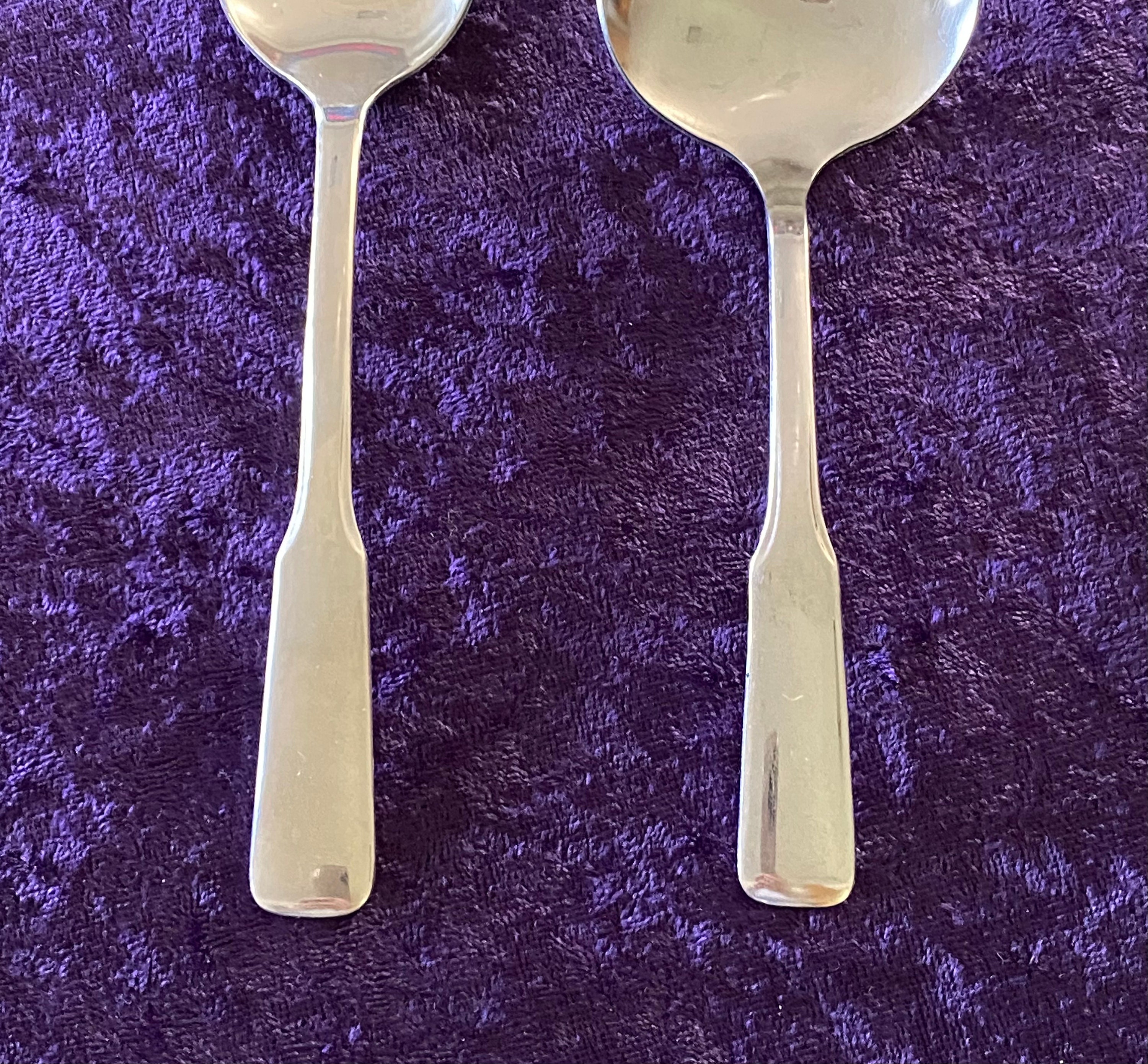 FRIENDSHIP WM Rogers Oneida Stainless Vintage Flatware, 1 Serving Spoon, 1 Gravy Ladle - Etsy