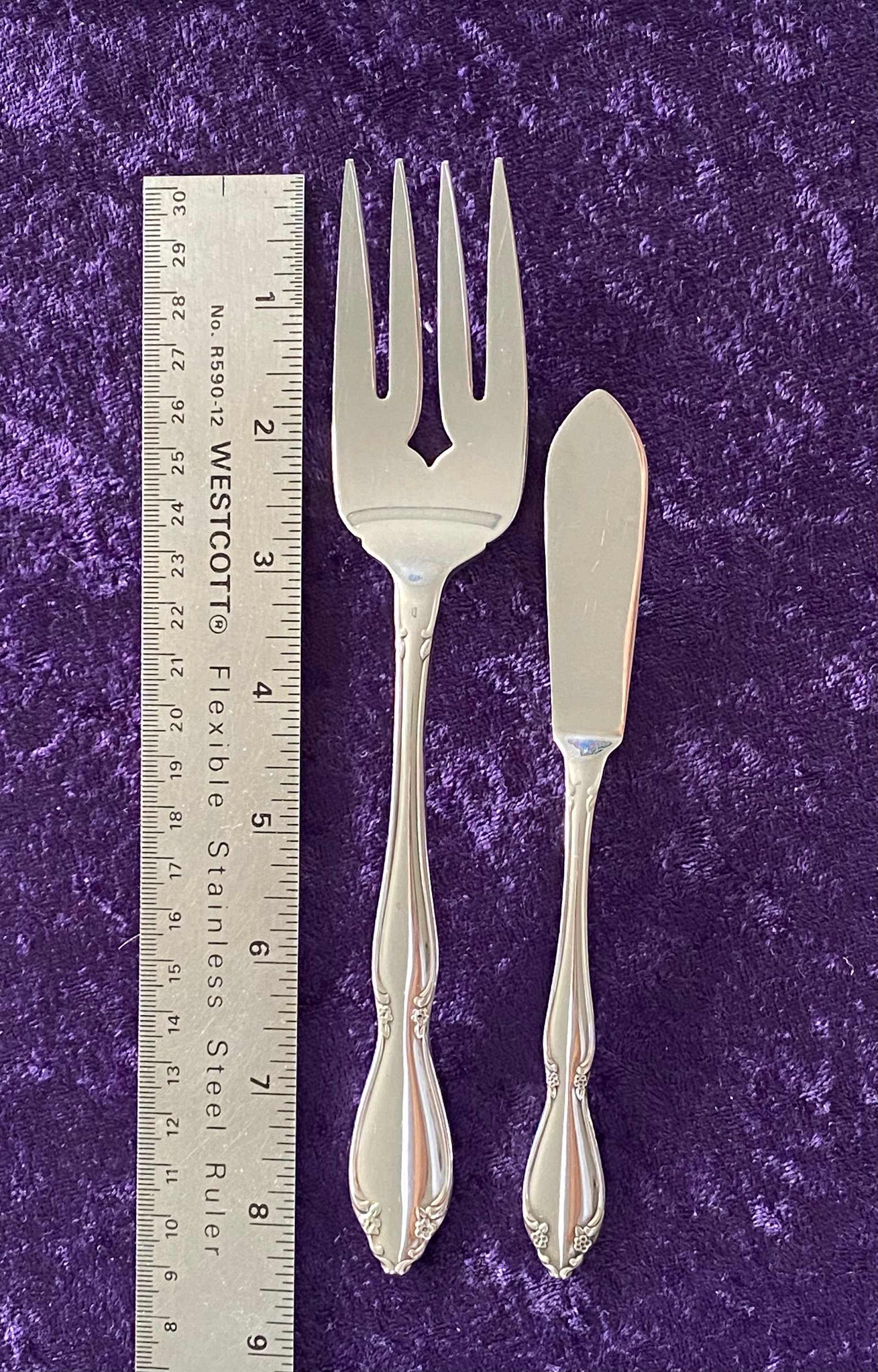 BERKELEY SQUARE Stainless by Oneida USA Vintage Flatware 1 Serving Fork ...
