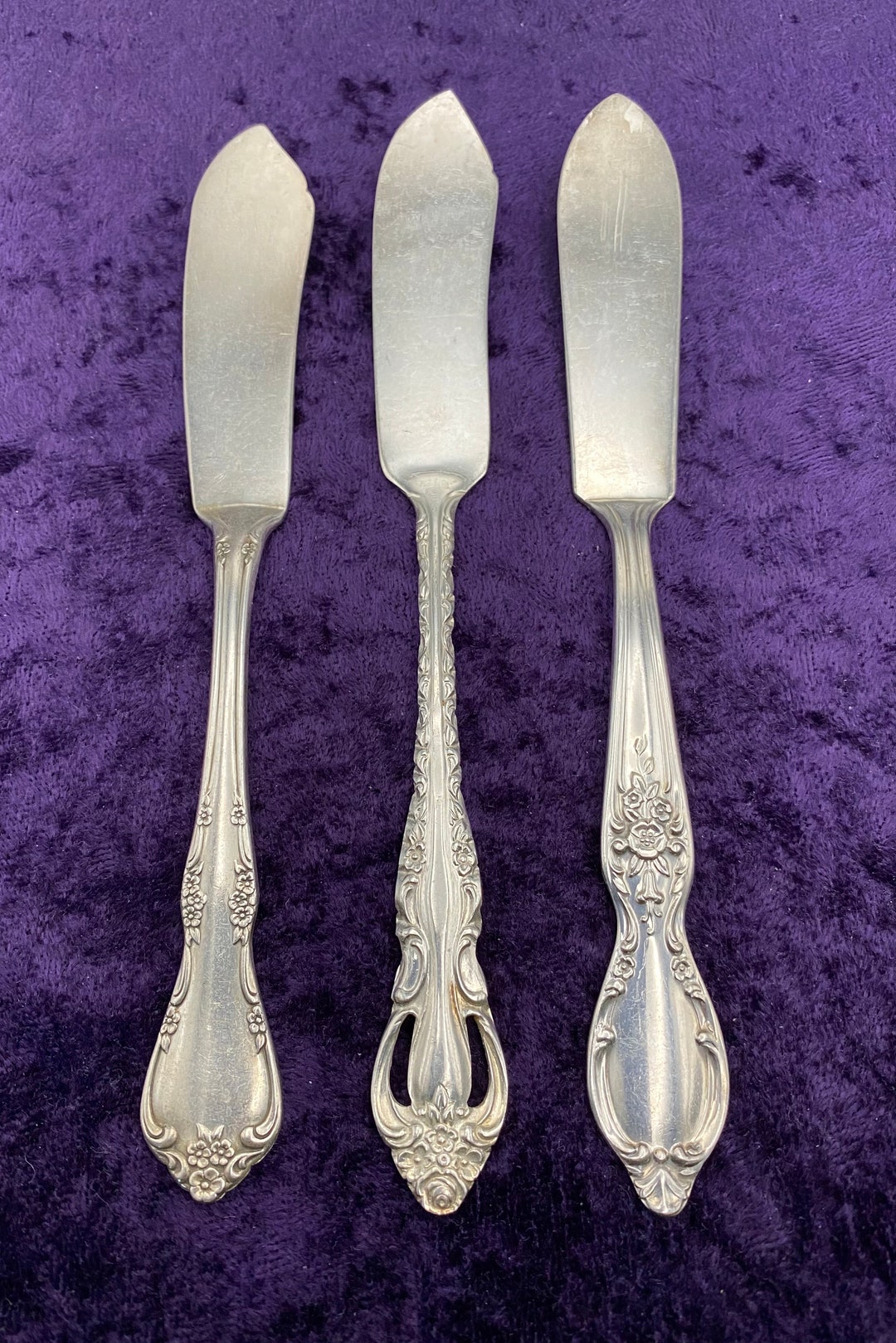 Assorted Silverplate BUTTER or CHEESE Board Spreaders for Charcuterie ...