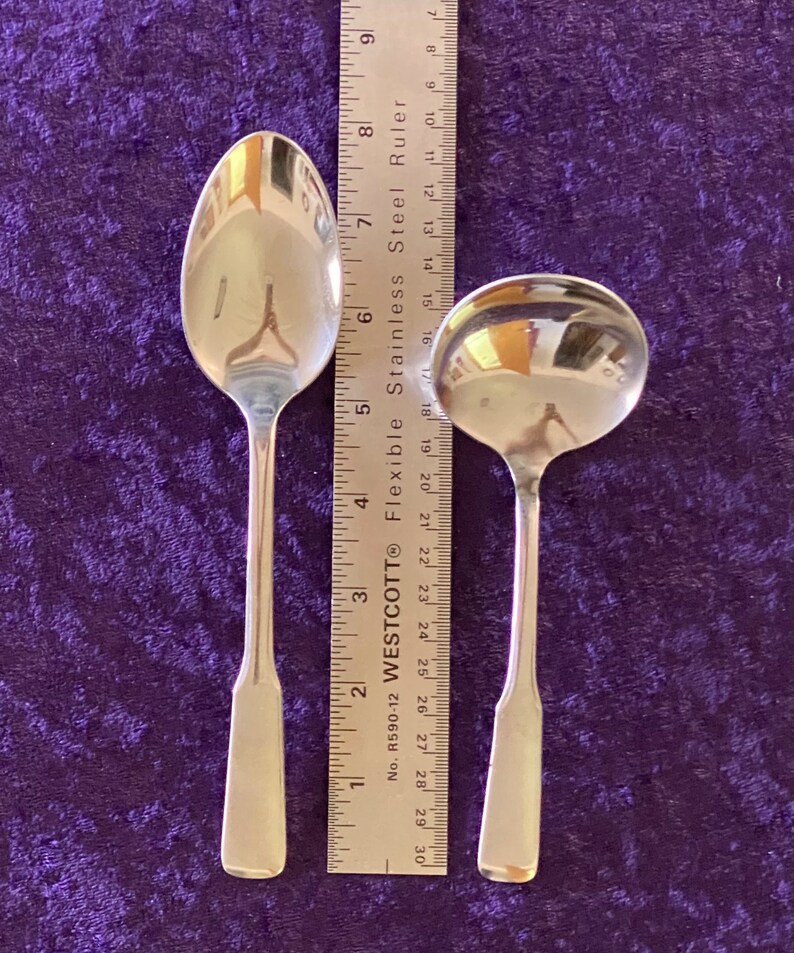 FRIENDSHIP WM Rogers Oneida Stainless Vintage Flatware, 1 Serving Spoon ...