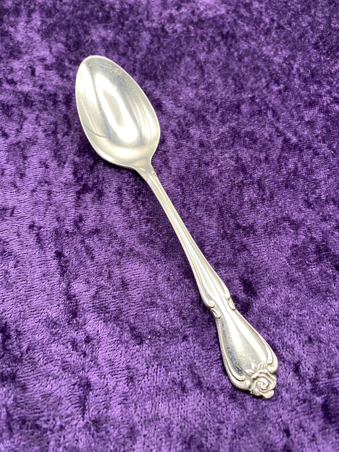 ARBOR ROSE Youth Five O'clock Spoon - 1881 Rogers Oneida Vintage ...