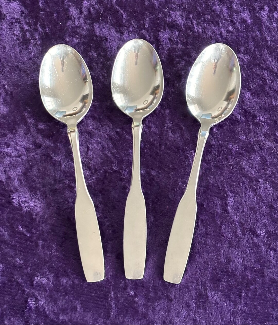 PAUL REVERE Community Stainless by Oneida Vintage Flatware, 3 Oval Soup ...