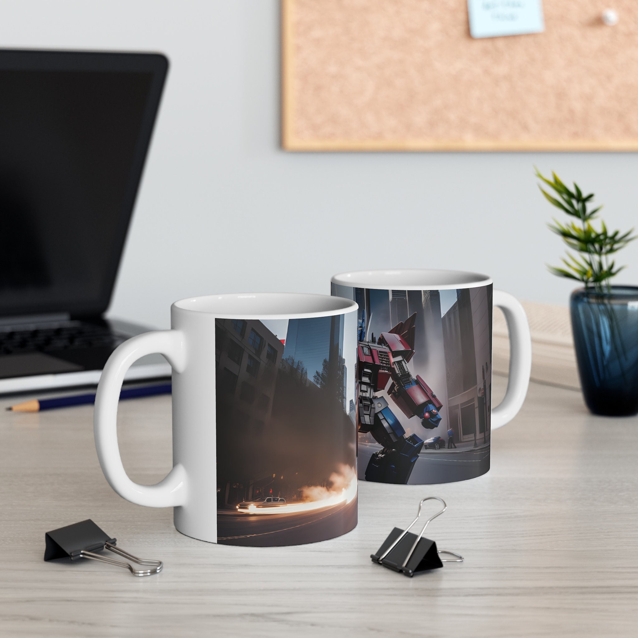 Optimus Prime Ceramic Mug - AI Mug - 11 Oz - Etsy