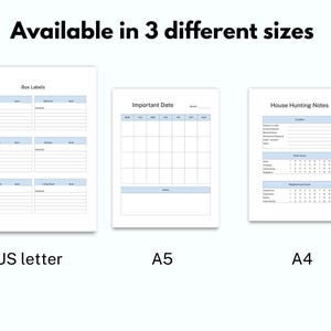 Moving Planner, Moving Checklist Pdf, Moving Binder, Moving Gift ...