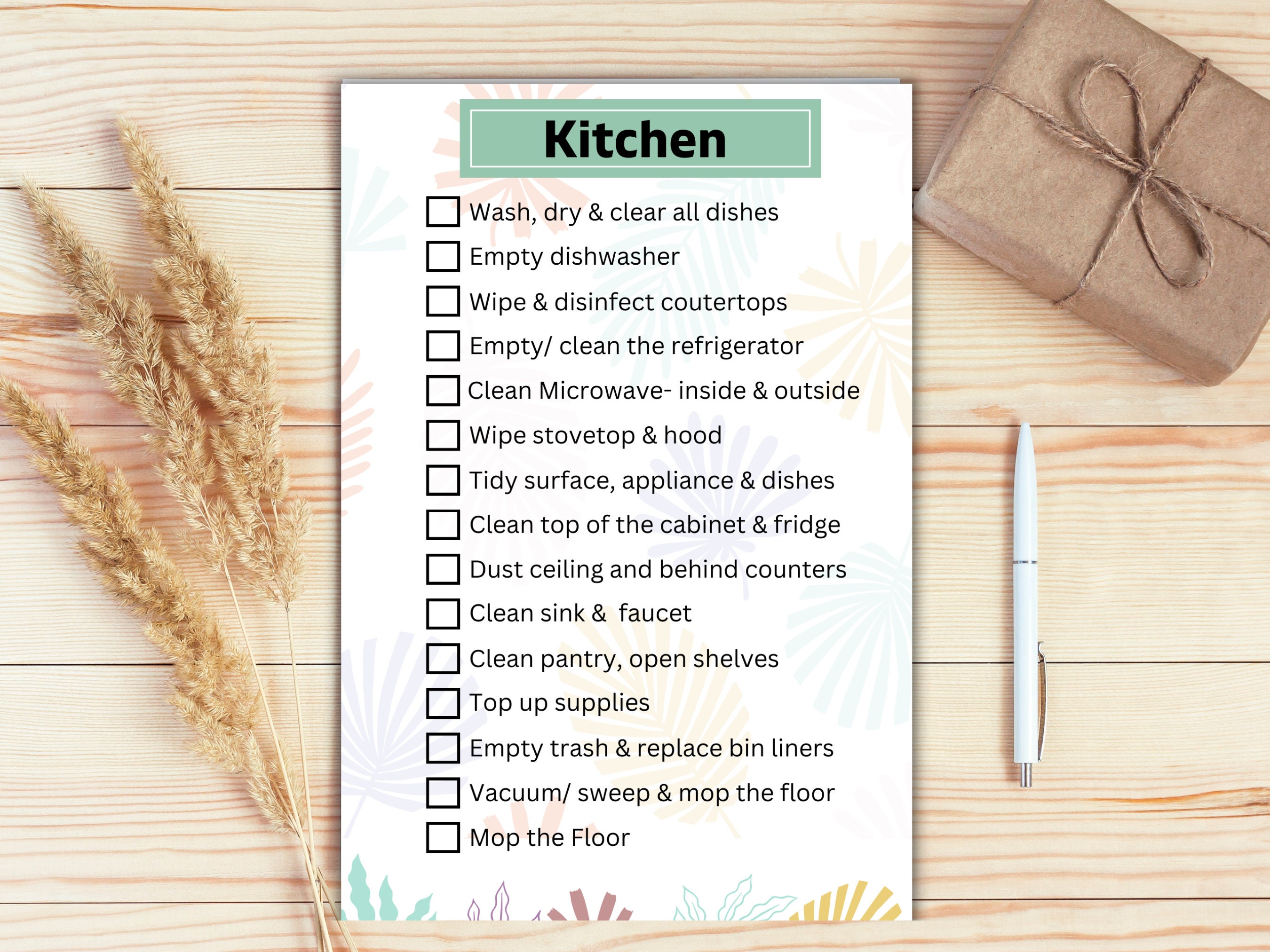 EDITABLE Kids Cleaning Cards, House Keeping Checklist, Cleaning ...