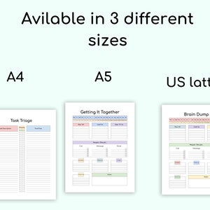 Editable to Do Brain Dump Planner, ADHD Daily Weekly Goals Planner, To ...