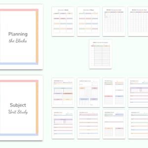 Printable Teacher Planner 2024-2025, Weekly Lesson Plans, Homeschool ...