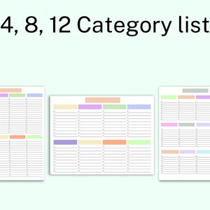 Master Task List Printable, Blank Checklist Template, Master to Do List ...