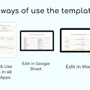 Medical History Form, Medical Log, Medical Forms Printable, Medical ...
