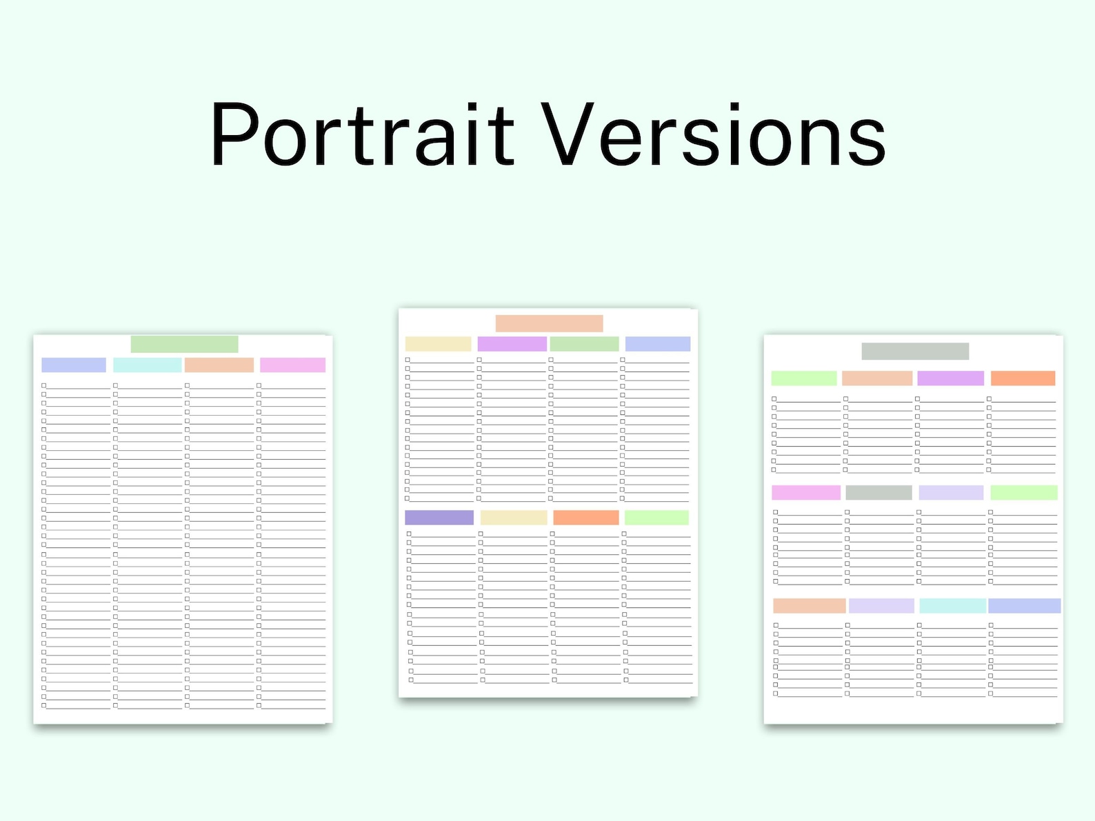 Master Task List Printable, Blank Checklist Template, Master to Do List ...