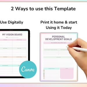 2025 Life Vision Board Planner Journal, Life Binder, Dream Journal ...