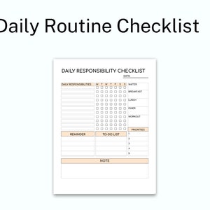 Blank Daily Master Checklist Printable, Simple Checklist Template ...
