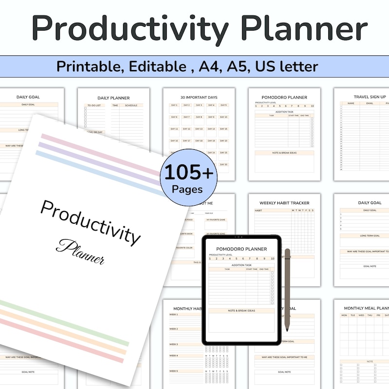 Time Management Planner - Etsy