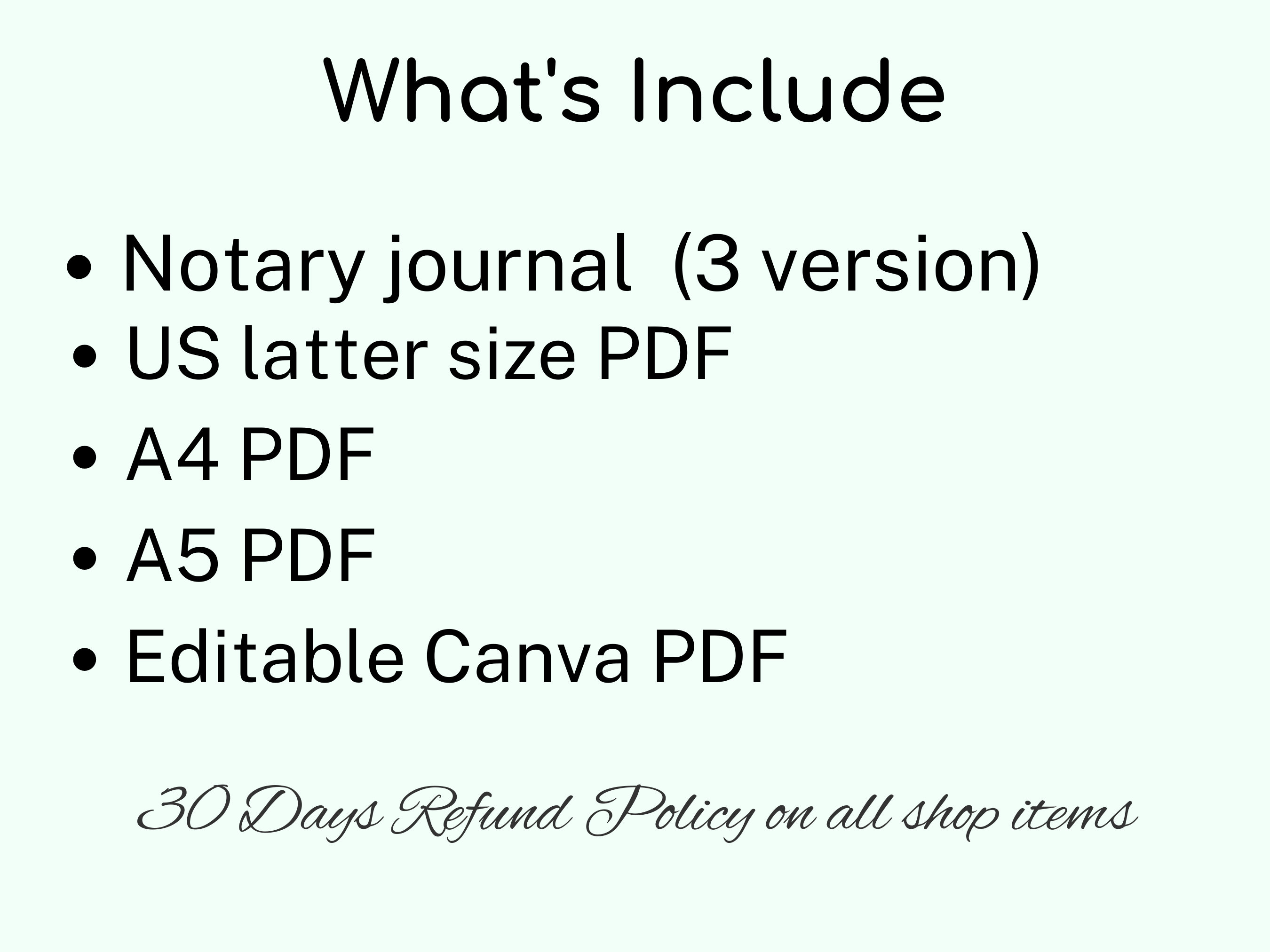 Notary, Notary Log, Notary Book, Notary Public, Notary Journal ...