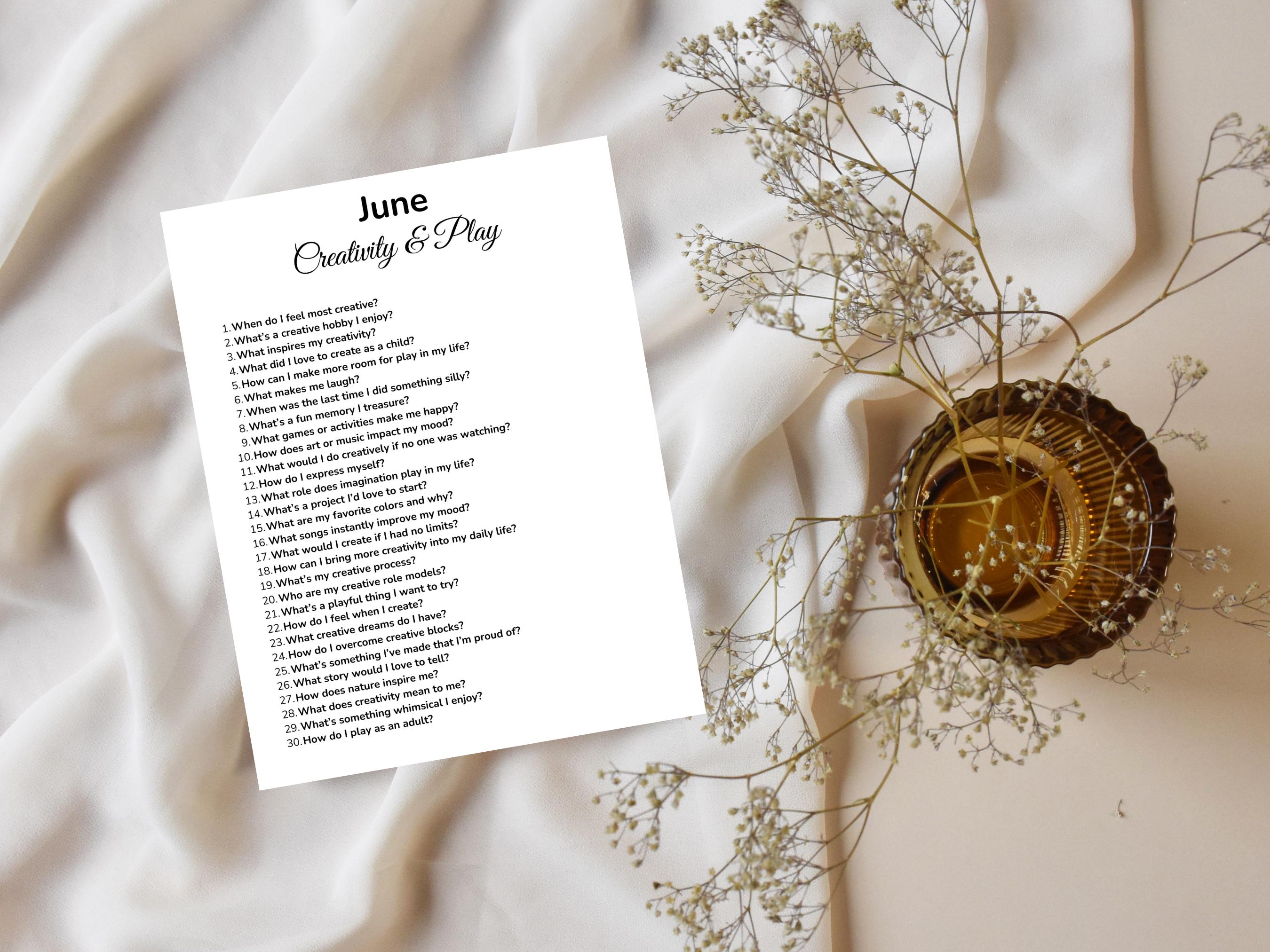 365 Journal Prompts, Self-discovery and Mindfulness, Reflection and ...