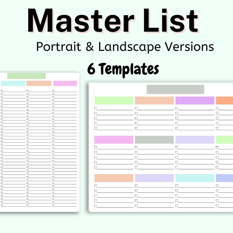 Task List for Event - Etsy