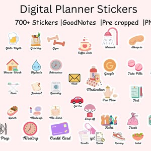 Digital Planner Digital Stickers - 700+ Stickers, Goodnotes File, Every ...