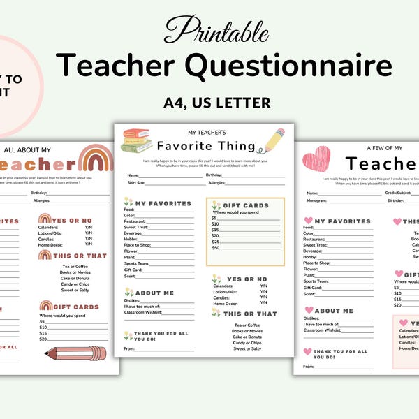 End of Year Teacher - Etsy