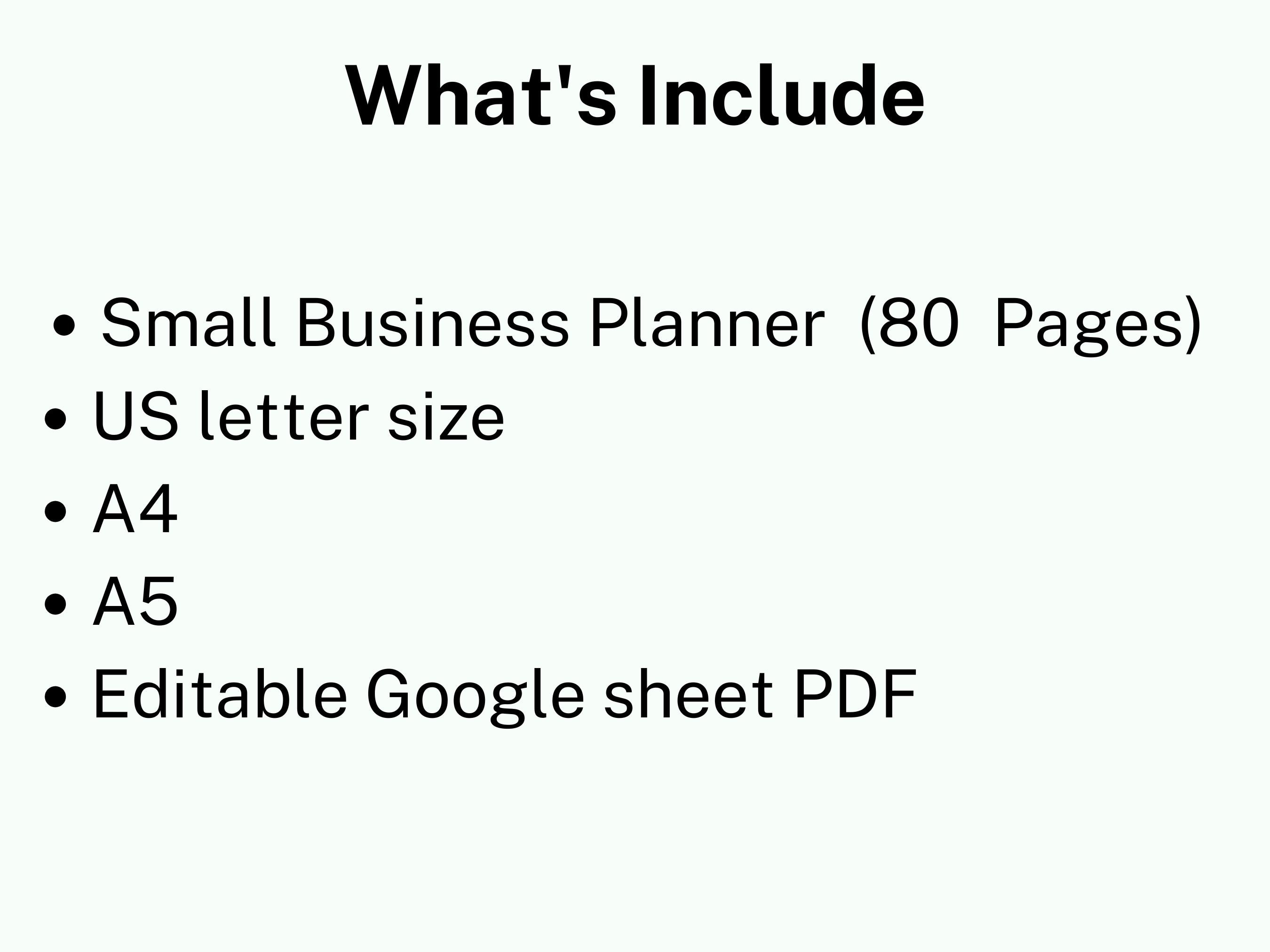 Printable Small Business Daily Planner, Craft Show Templates Bundle ...