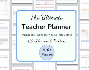 Printable Teacher Weekly Planner Weekly Lesson Plans, Homeschool ...