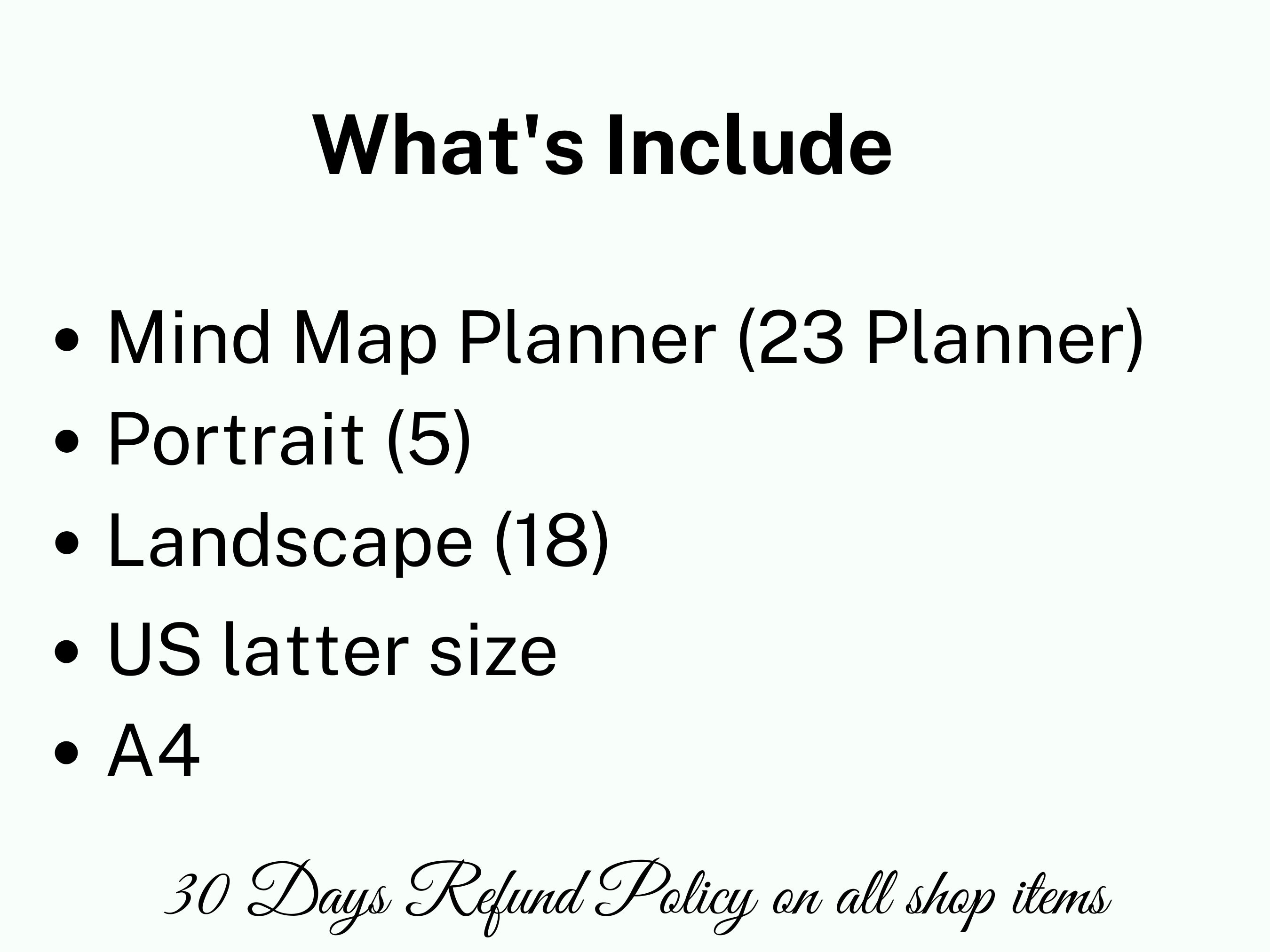 Mind Map Blank Template, Brain Dump Printable, Idea Map, Concept Map ...