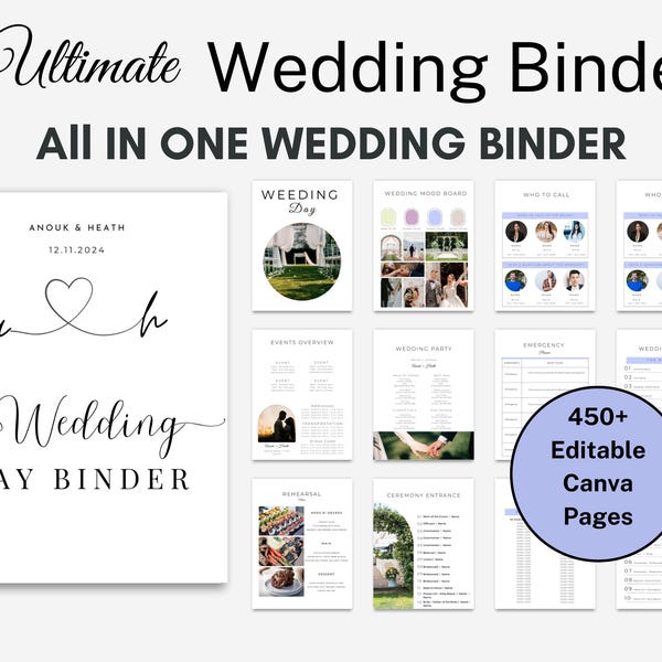 Christmas Wedding Binder - Etsy UK