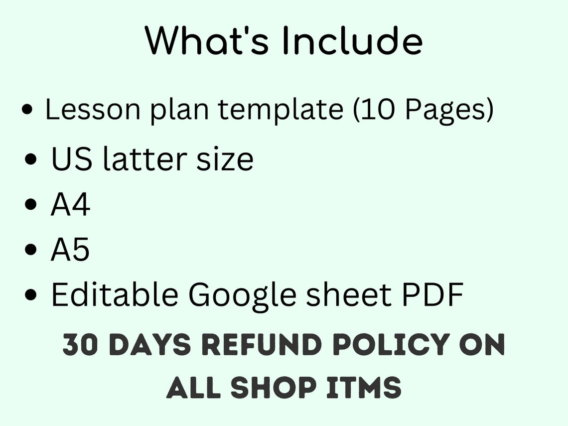 Printable Lesson Plan Template, Lesson Planner Bundle, Homeschool ...