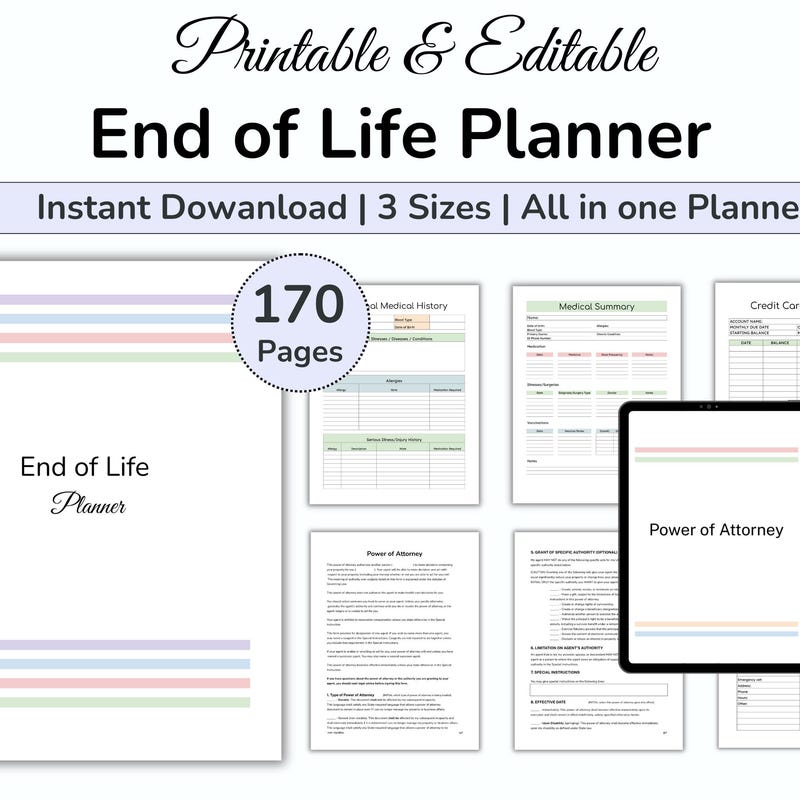 Digital Estate Organizer - Etsy