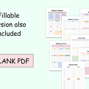 PRINTABLE Brain Dump Template, Thoughts Organizer, Brain Dump Journal ...