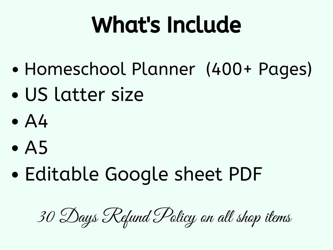 Homeschool Planner Printable 2024 2026, Homeschool Lesson Planner ...