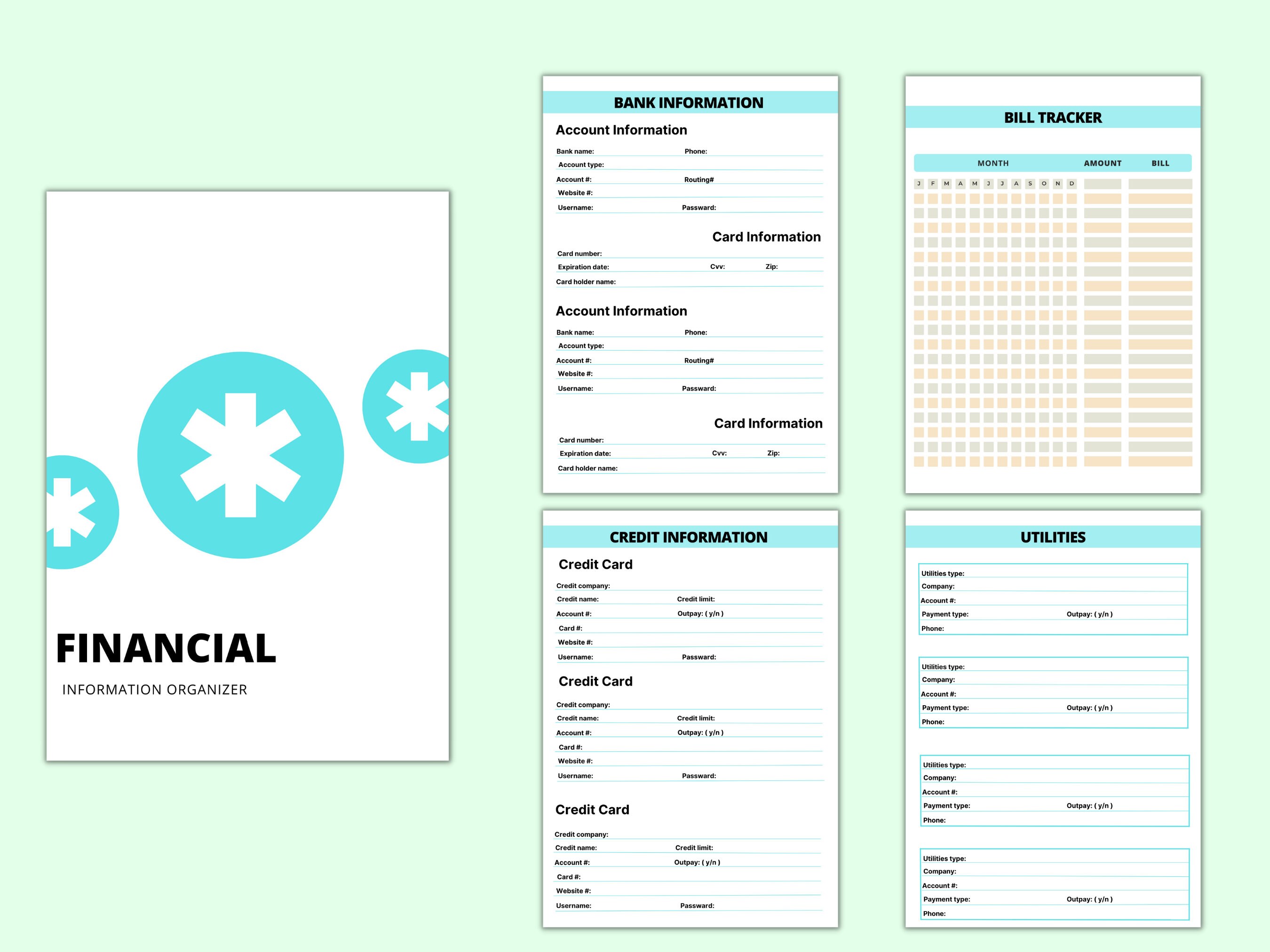 Emergency Binder Printable, Life Binder, in Case of Emergency Binder ...