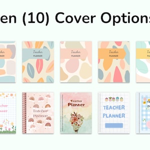 Printable Teacher Planner 2024-2025, Weekly Lesson Plans, Homeschool ...