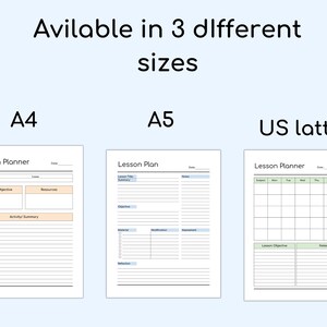 Printable Lesson Plan Template, Lesson Planner Bundle, Homeschool ...
